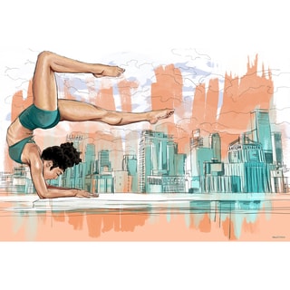 Maxwell Dickson 'Heavenly Bliss' Contemporary Canvas Wall Art - Bed ...