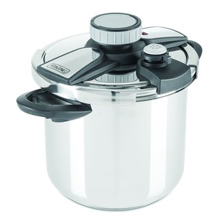 Viking Easy Lock Clamp 8-Quart Pressure Cooker with Steamer - Bed Bath ...