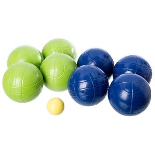Halex 9.1 Bocce Ball Set - Black & Red Bag; Blue and Green Bocce Balls ...