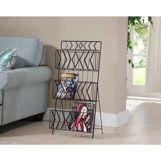 3 Tier Magazine Rack - 18"l x 16"w x 42"h - Bed Bath & Beyond - 11745802