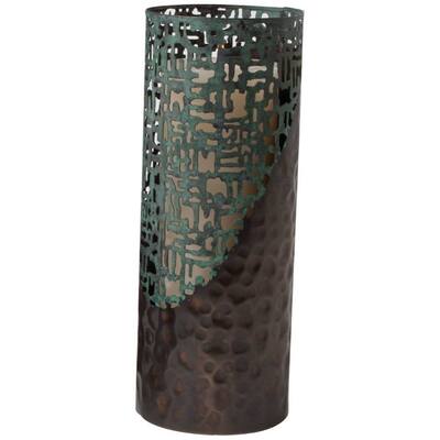 Lodi Vessel-Copper Verdigris-Medium - Overstock - 11745855