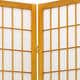 Handmade 84" Wood and Rice Paper Window Pane Shoji Screen - Overstock ...