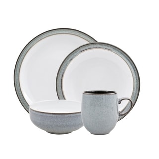 Denby Jet Grey 16-piece Dinnerware Set - Bed Bath & Beyond - 11764434