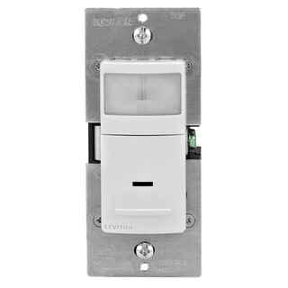Leviton Occupancy 2.5 amps 120 volts Single Pole Motion Sensor Switch ...