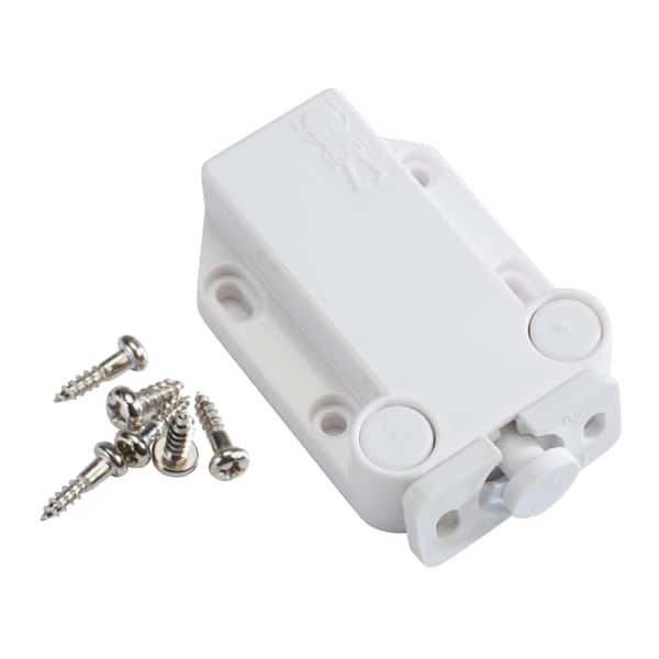Sugatsune LAMP Non-Magnetic Touch Latch Safe Push Latch White - Bed ...