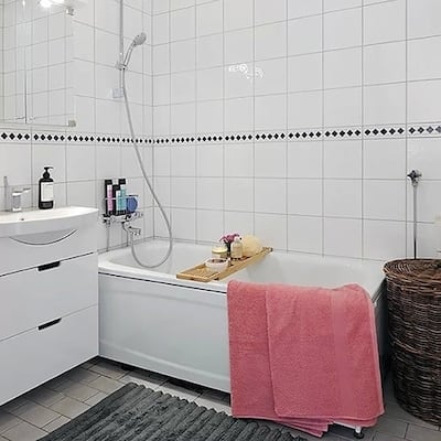 Merola Tile 6x6-inch Malda Glossy White Ceramic Wall Tile (44 tiles/11. ...