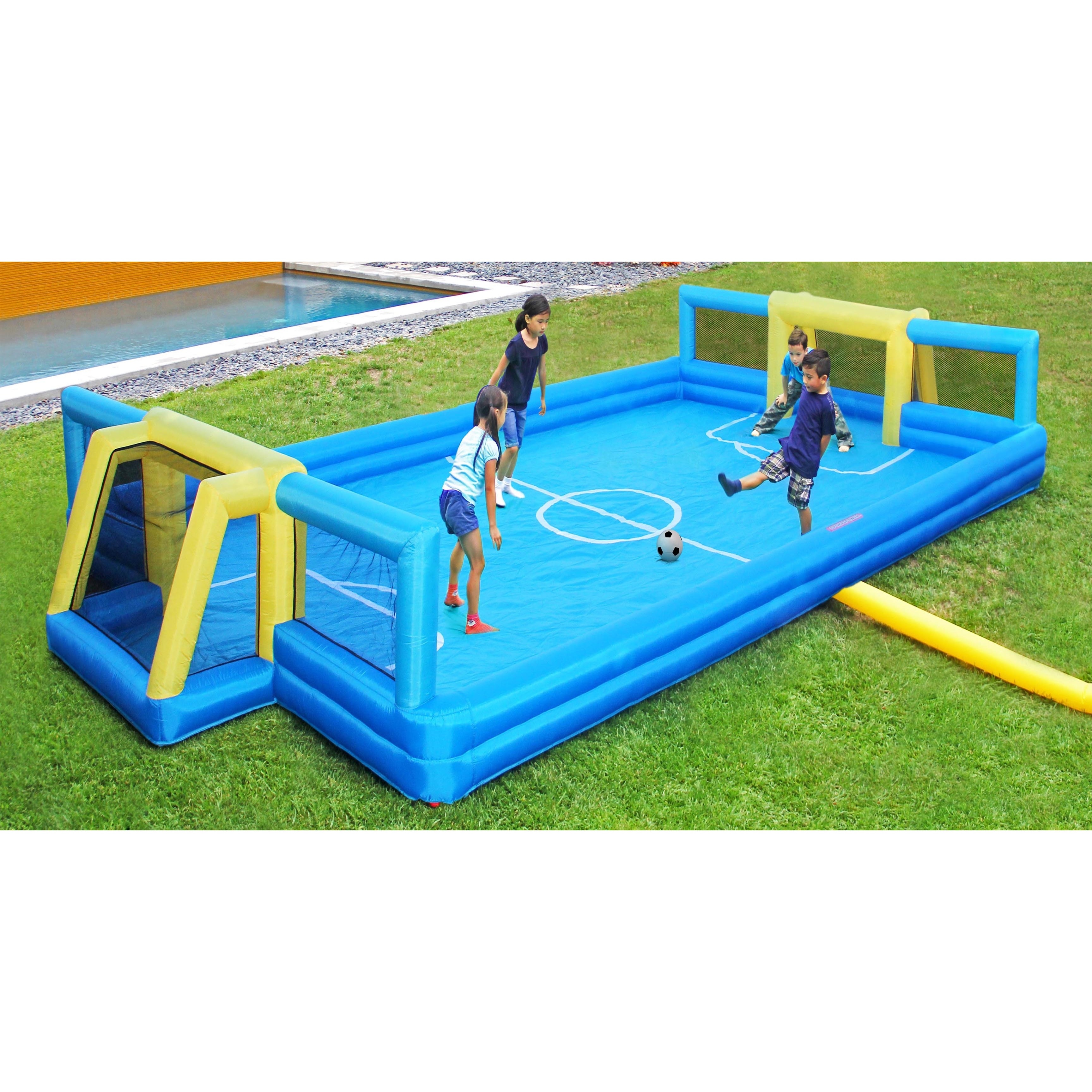 687064055438 UPC - Sportspower Inflatable Soccer Field, Multi | UPC Lookup