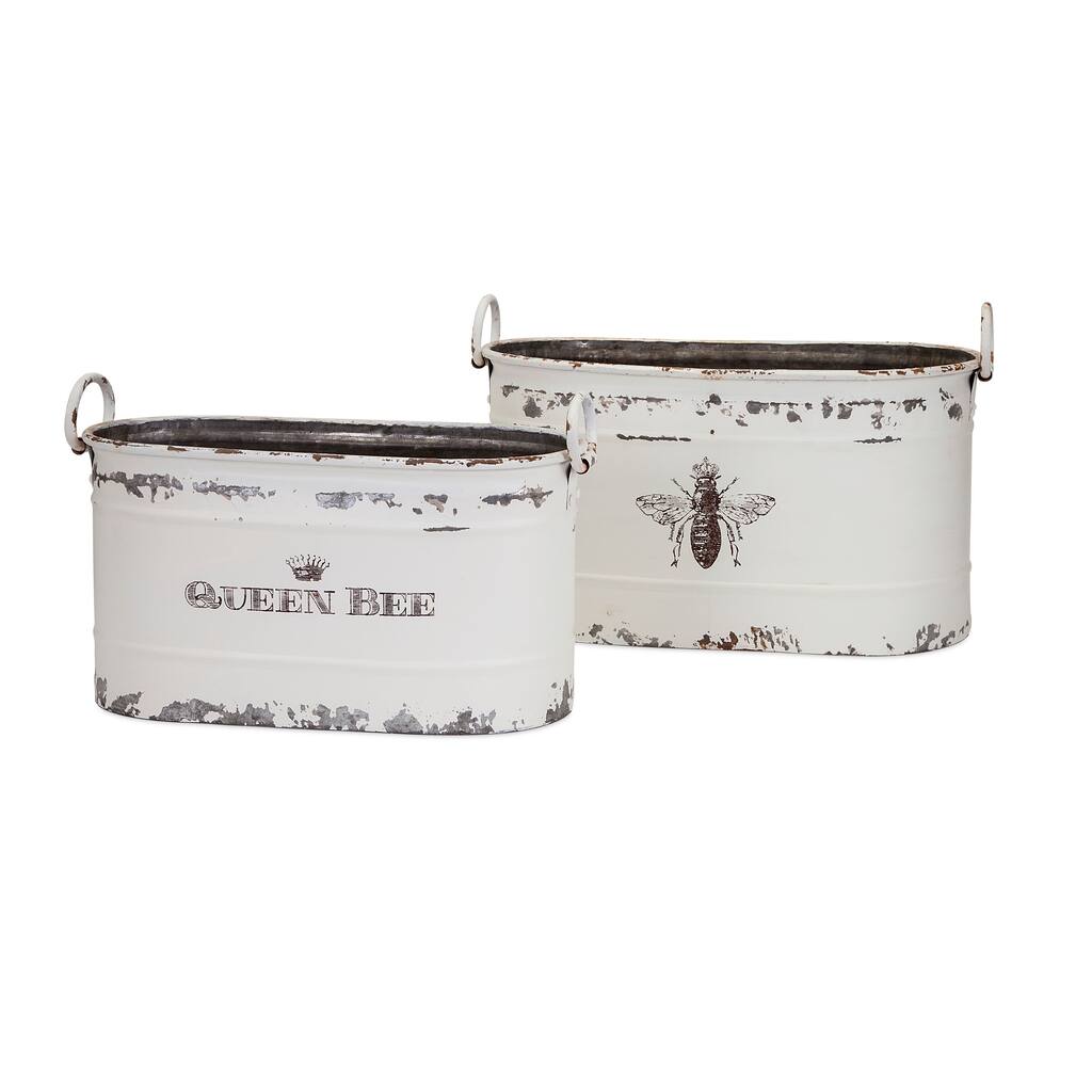 Trisha Yearwood Queen Bee Tubs - Set of 2 - Overstock - 11819406