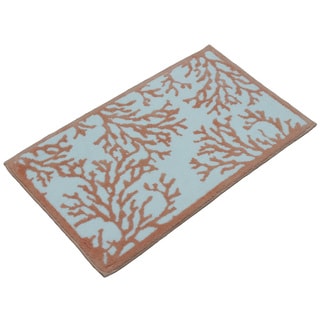Coral Bath Rug (21 inches x 34 inches) - 21 x 34 - Bed Bath & Beyond ...
