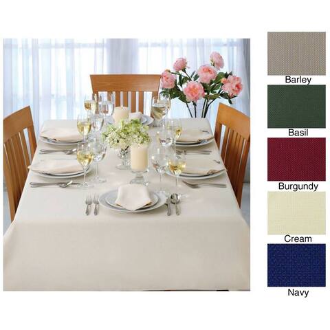 Cobblestone Woven Tablecloth - Overstock - 1182808