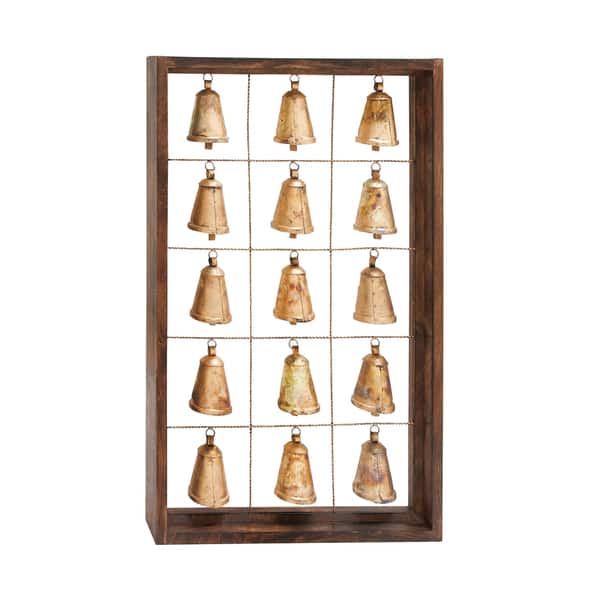 The Spiritual Wood Metal Bell Frame - Bed Bath & Beyond - 11828226