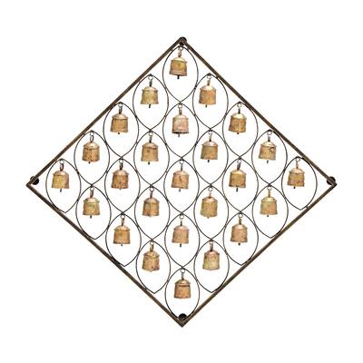 Bell Plaque Skillfully Crafted With Intricate Detailing - Overstock ...