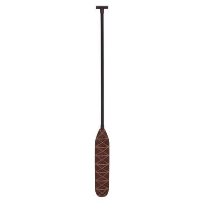 Incredibly Simple And Lovely Wood Metal Oar - Overstock - 11828518