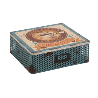 The Rustic Metal Wood Box - Bed Bath & Beyond - 11829369