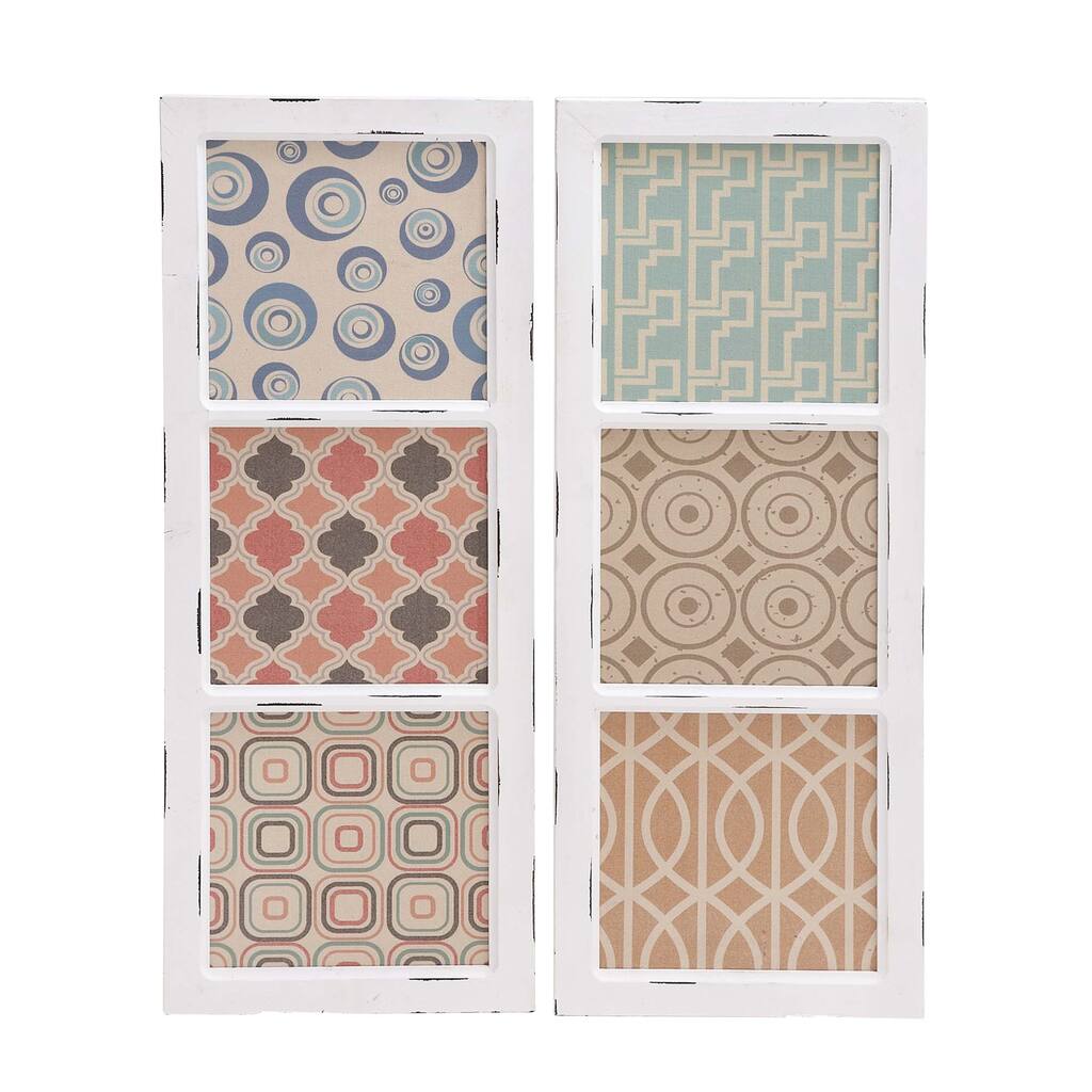 Customary Styled Fancy Wood Wall Panel 2 Assorted - Overstock - 11829952
