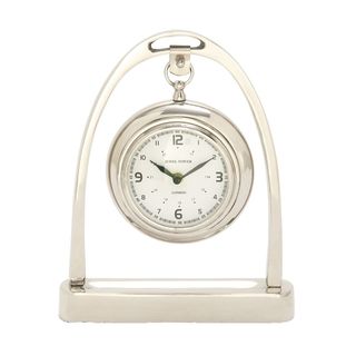Unique Aluminum Stainless Steel Table Clock - Bed Bath & Beyond - 11832656