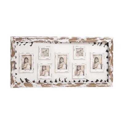 Nostalgic Wood Wall Photo Frame - Overstock - 11832854