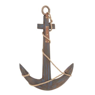 Unique Styled Superb Wood Rope Anchor - Overstock - 11833766