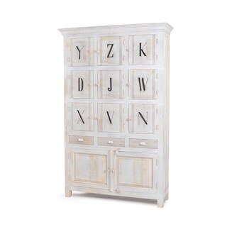 White ABC Cabinet - Bed Bath & Beyond - 11836156
