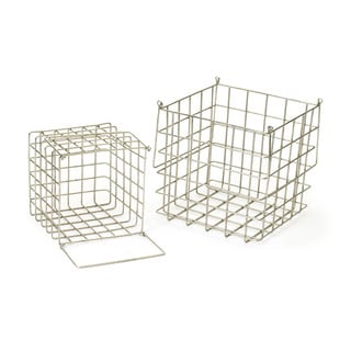 Hip Vintage Modern Farm Baskets, Set of 2 - Bed Bath & Beyond - 11838280