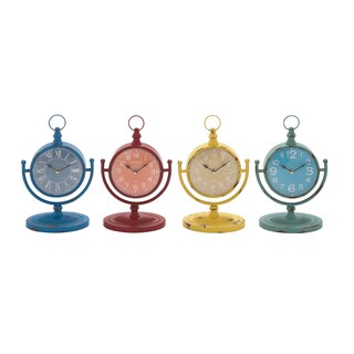 4 Assorted Metal Desk Clocks - Bed Bath & Beyond - 11842759