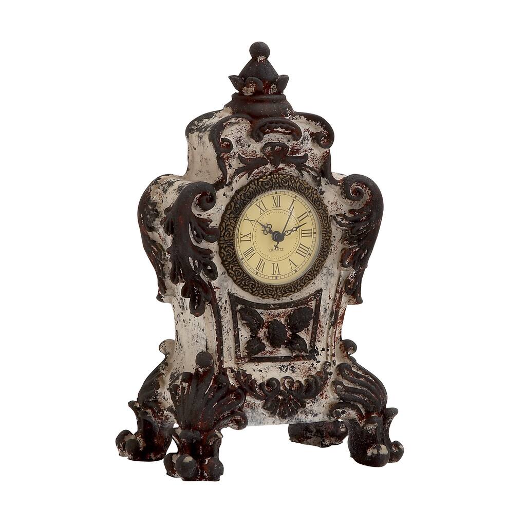 Ceramic Antique-style Table Clock - Overstock - 11842796