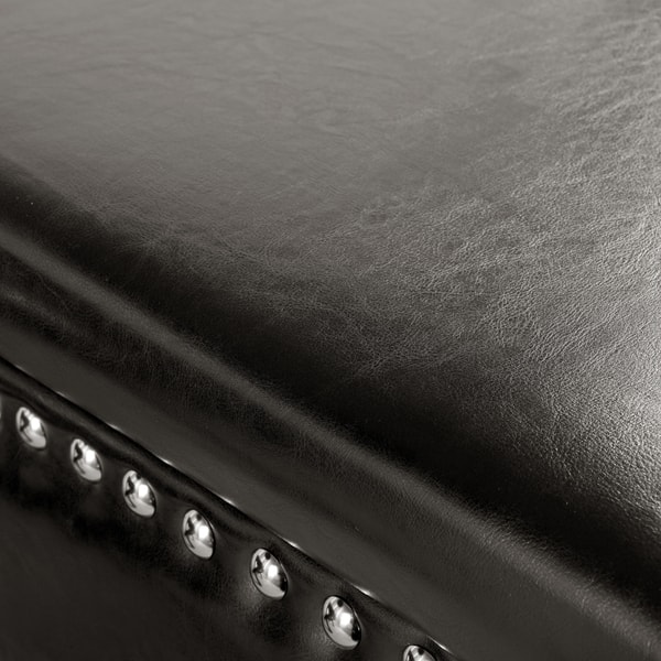 Chic Home Neil Button Tufted with Silver Nailhead Trim X-Leg Tufted ...