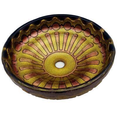 Half Moon Bay Vessel Sink With Pop-up Drain - Overstock - 11850488