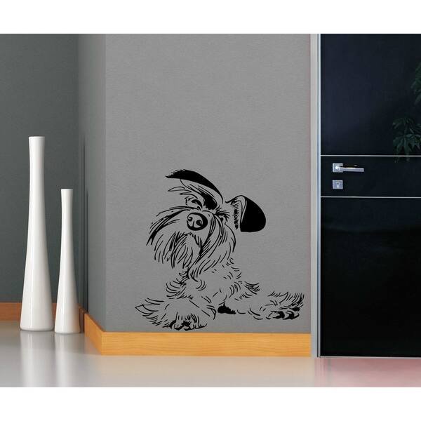 Shaggy dog Wall Art Sticker Decal - Bed Bath & Beyond - 11850589