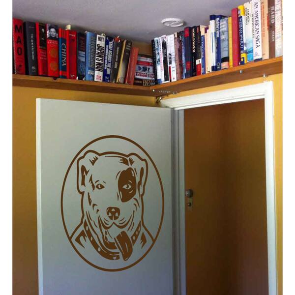 Dog defender home security guard Wall Art Sticker Decal Brown - Bed ...