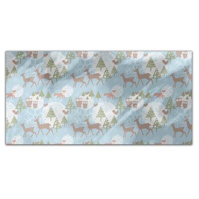 Winter Forest Rectangle Tablecloth - Overstock - 11859241