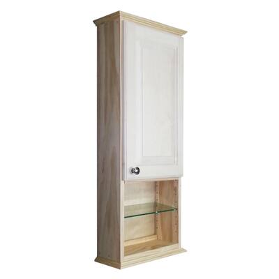 WG Wood Products Ashton Natural Wood 36-inch x 2.25-inch Wall Cabinet ...