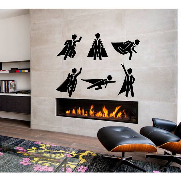 Superman office Job Wall Art Sticker Decal - Bed Bath & Beyond - 11888659