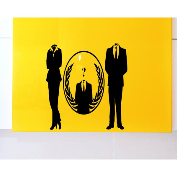 Men's suit woman suit globe Wall Art Sticker Decal - Bed Bath & Beyond ...
