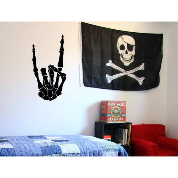 Skeleton arm bones Hello Wall Art Sticker Decal - Bed Bath & Beyond ...