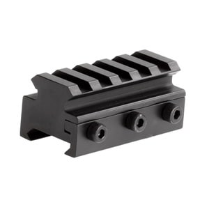 Sun Optics Black Aluminum AR-15 Flat-top Riser 2.5-inch Picatinny Rail ...
