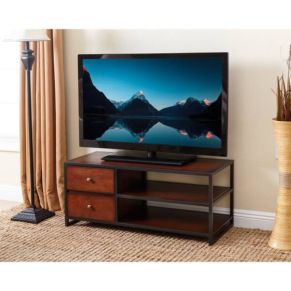 Abbyson Winston Wood 42-inch TV Stand - Bed Bath & Beyond - 11897601