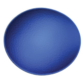 Lorren Home Trends Blue Glass Charger Plate (Set of 4) - Bed Bath ...