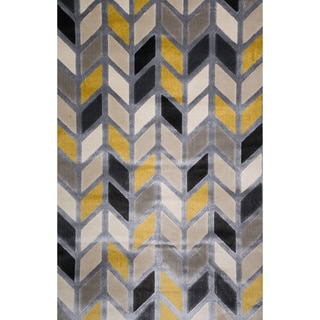 Christopher Knight Home Vita Parish Silver Chevron Rug - Bed Bath ...