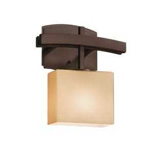 Justice Design Fusion Archway 1-light Dark Bronze ADA Wall Sconce ...