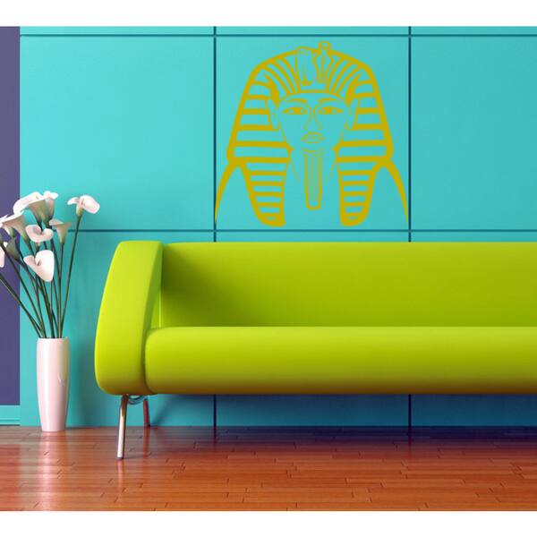 Egyptian Pharaoh Wall Art Sticker Decal Gold - Bed Bath & Beyond - 11912184