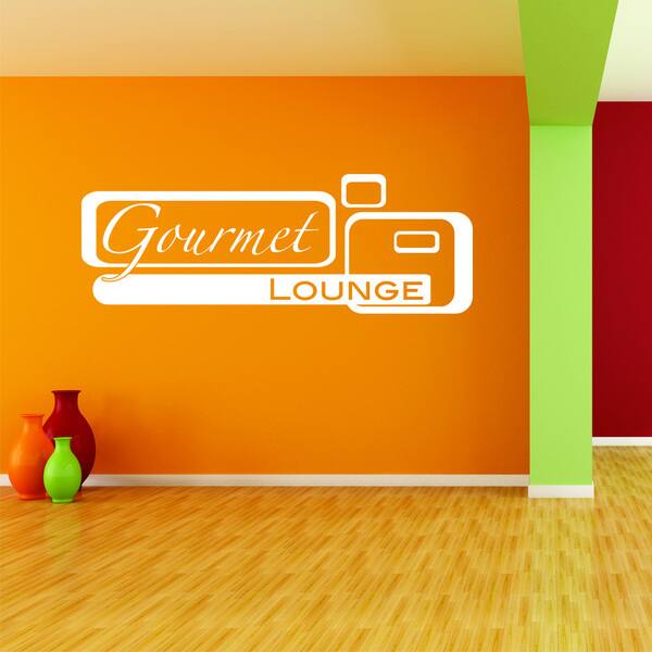 Gourmet Lounge Vinyl Art Wall Decal - Bed Bath & Beyond - 11916715