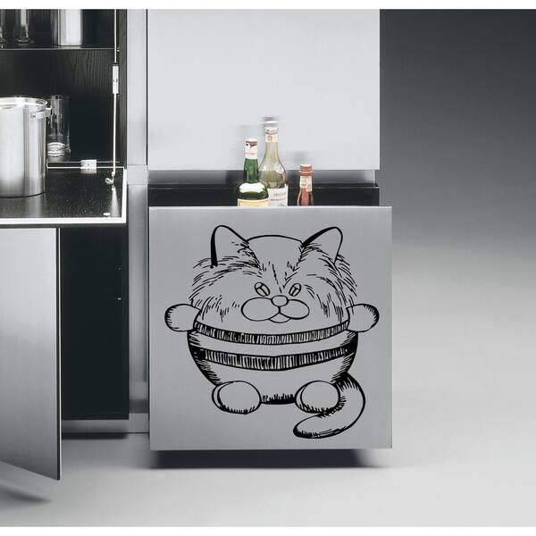 Fat cat Wall Art Sticker Decal - Bed Bath & Beyond - 11921329