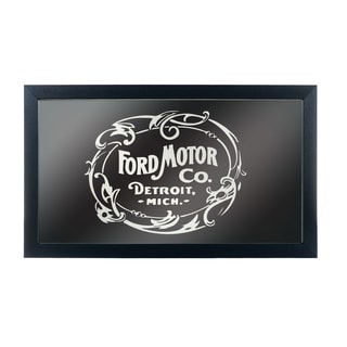 Ford Framed Logo Mirror - Vintage 1903 Ford Motor Co. Black - Bed Bath ...