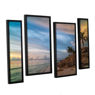 Tom Croce's 'Anna Marie Island '4 Piece Floater Framed Canvas Staggered ...