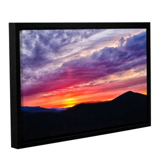 Tom Croce's 'Blue Ridge Sunset' Gallery Wrapped Floater-framed Canvas ...