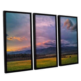 Tom Croce's 'Cades Cove '3 Piece Floater Framed Canvas Set - Bed Bath ...