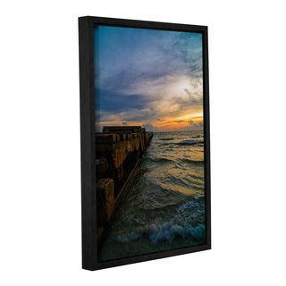 Tom Croce's 'Florida Sunset' Gallery Wrapped Floater-framed Canvas ...