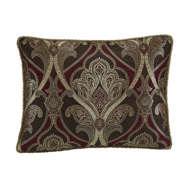 Croscill Bradney Chenille Jacquard Woven Damask 4 Piece Queen Size ...