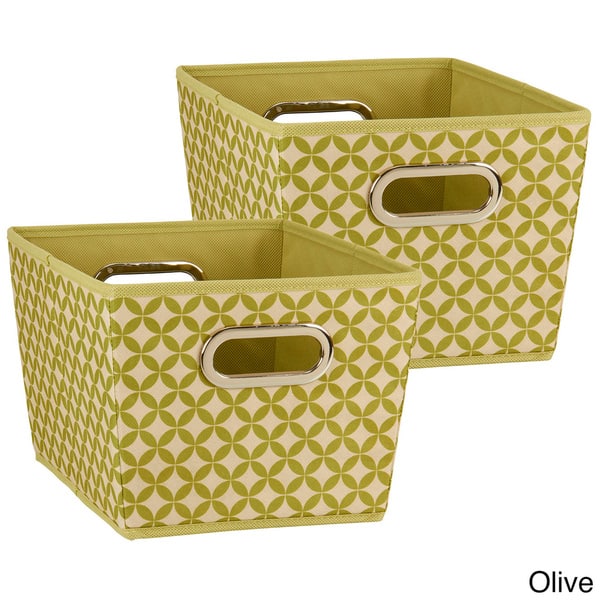 Household Essentials Small Tapered Storage Bins (Set of 2) - Bed Bath ...